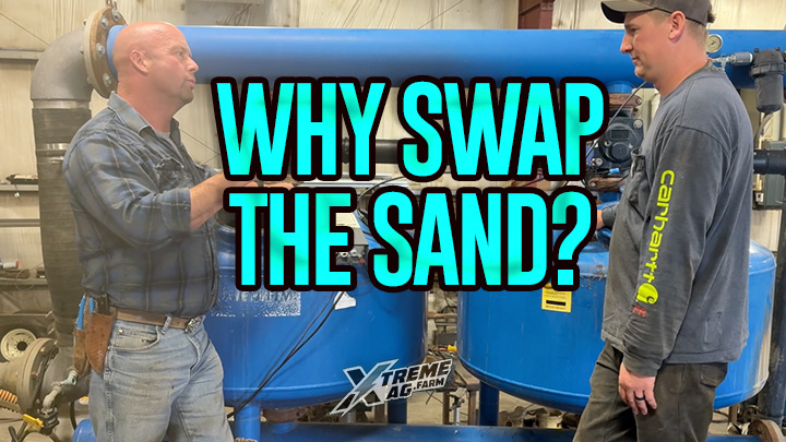 Kelly Garrett Preps Fertigation System for Irrigation